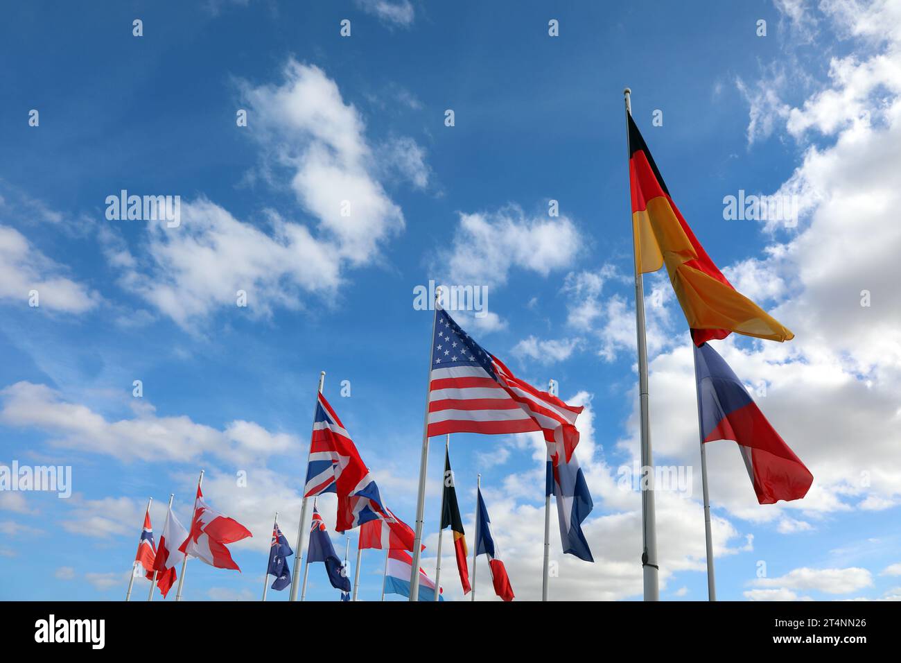 Multicolored Flags from Around the World Adorn International Event ...
