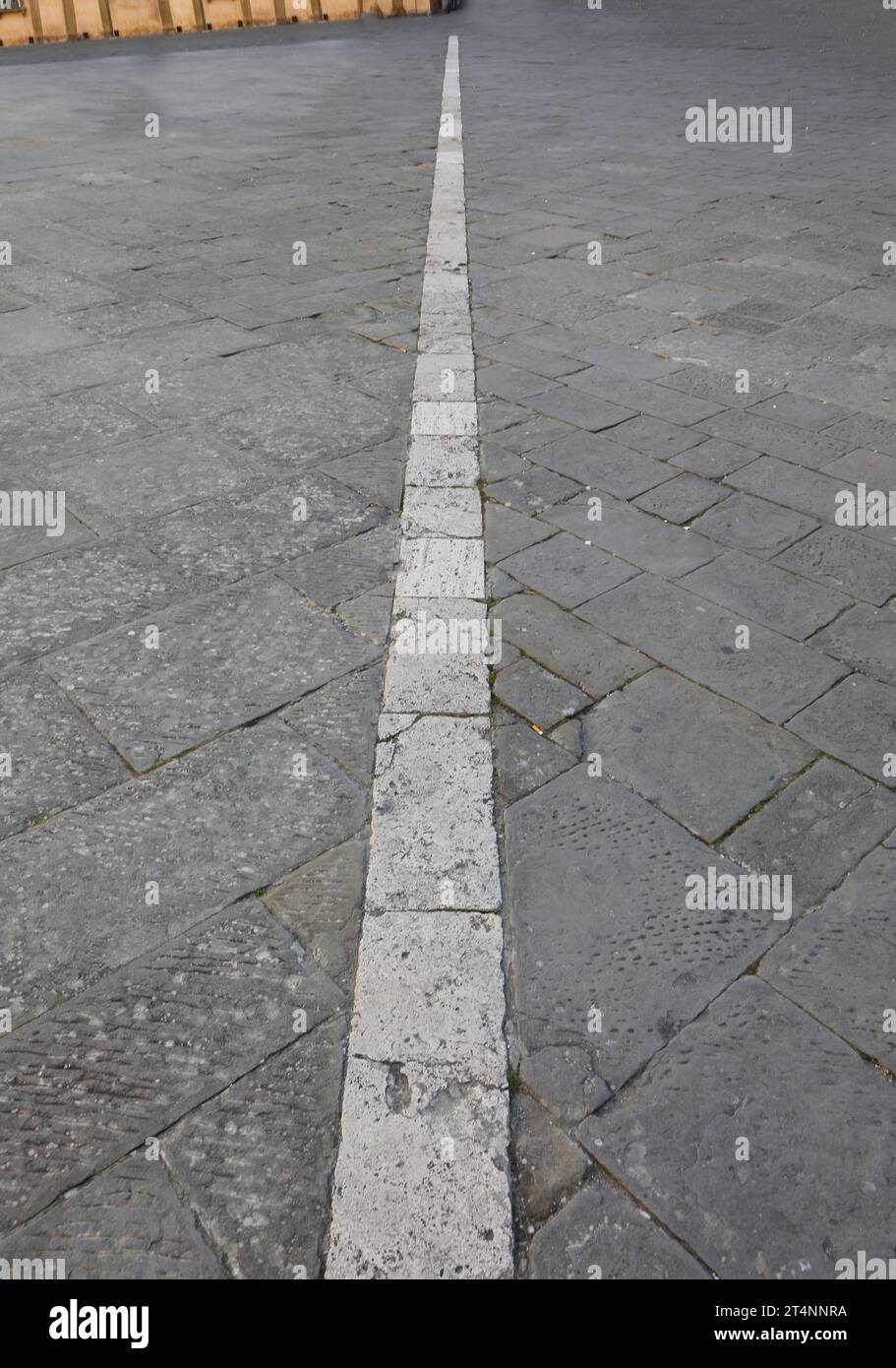 SIENA ITALY Ancient line of demarcation between WHO had the right to ...