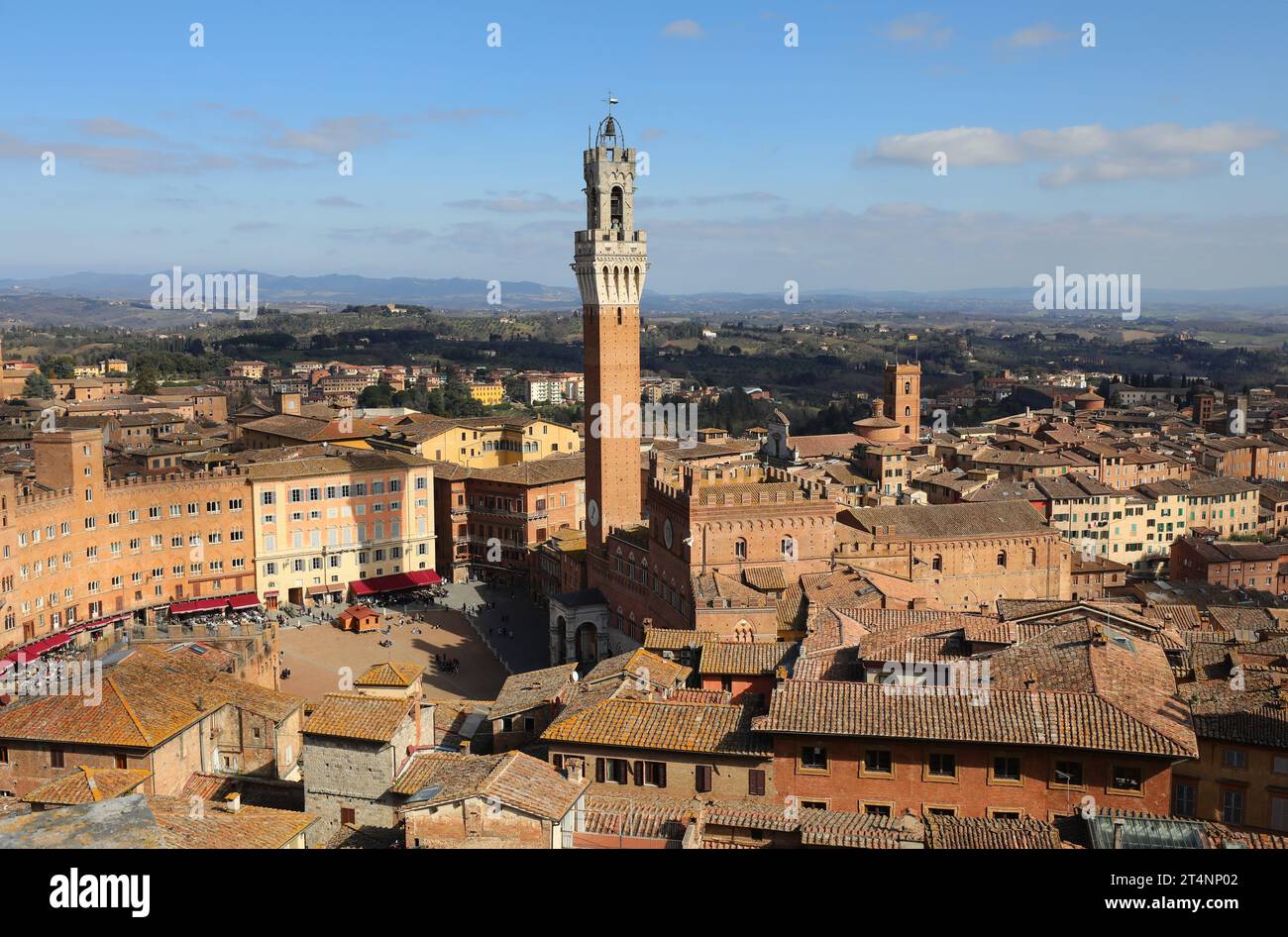 Siena tuscany breathtaking aerial view hi-res stock photography and ...