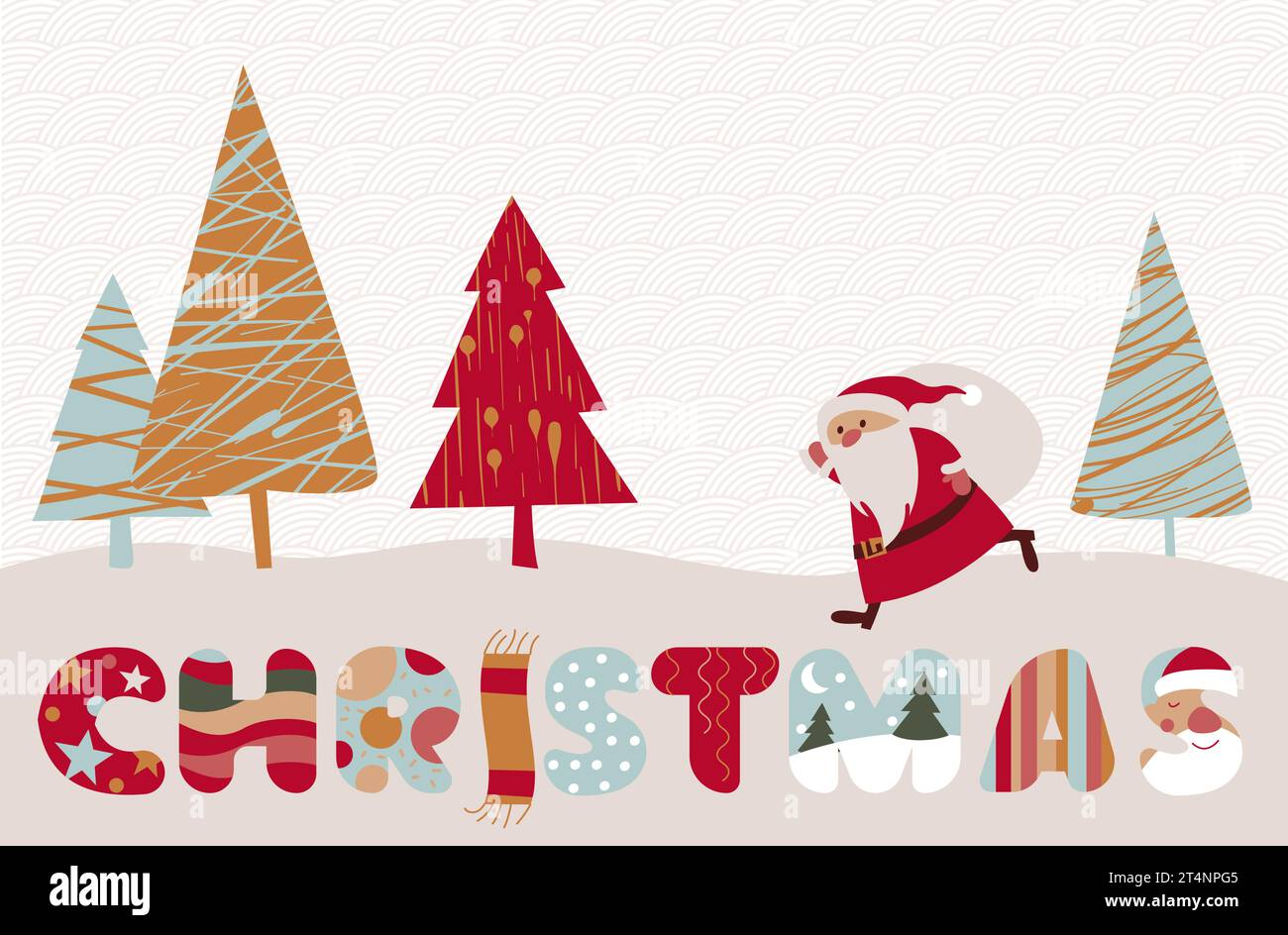 Christmas background gifts text Stock Vector Images - Alamy