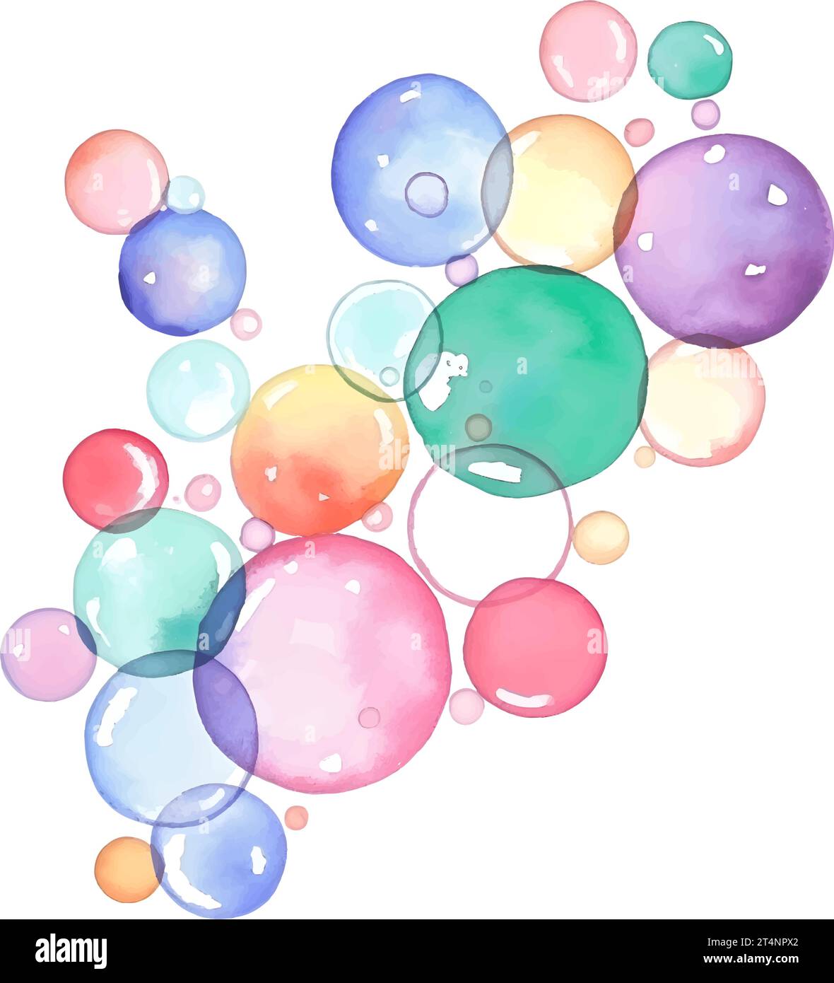 Bubbles watercolor Watercolor illustration. Bubbles watercolor ...