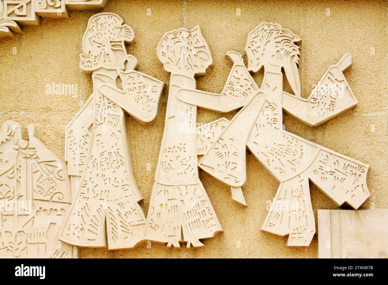 China shadow puppetry figure sculpture Stock Photo - Alamy