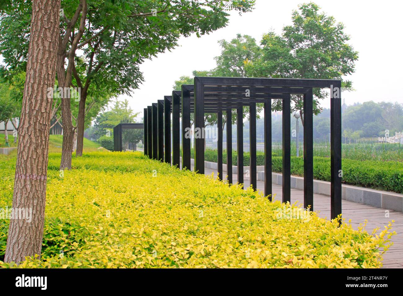 Park Building Landscape, China Stock Photo - Alamy