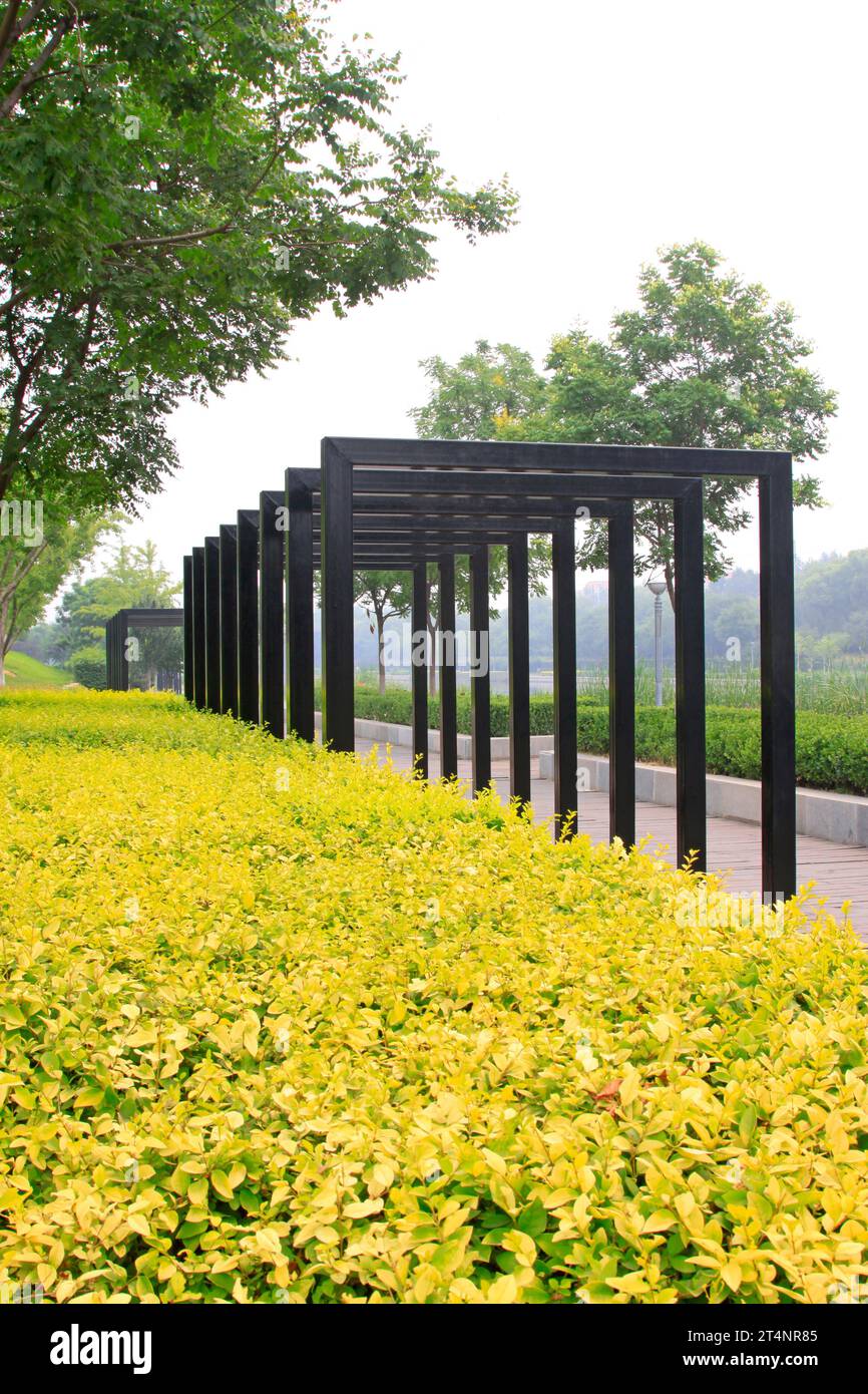 Park Building Landscape, China Stock Photo - Alamy