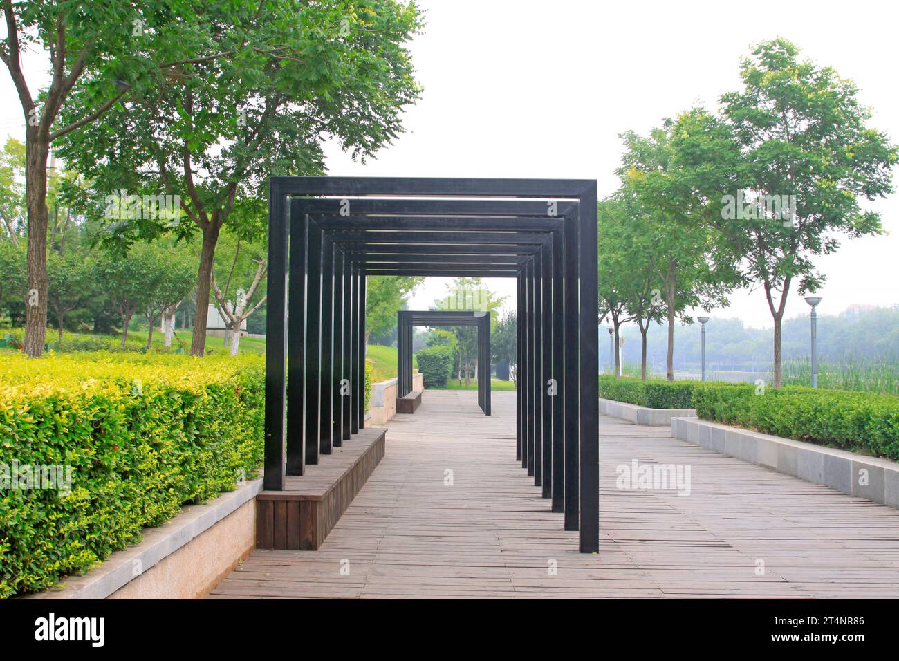Park Building Landscape, China Stock Photo - Alamy