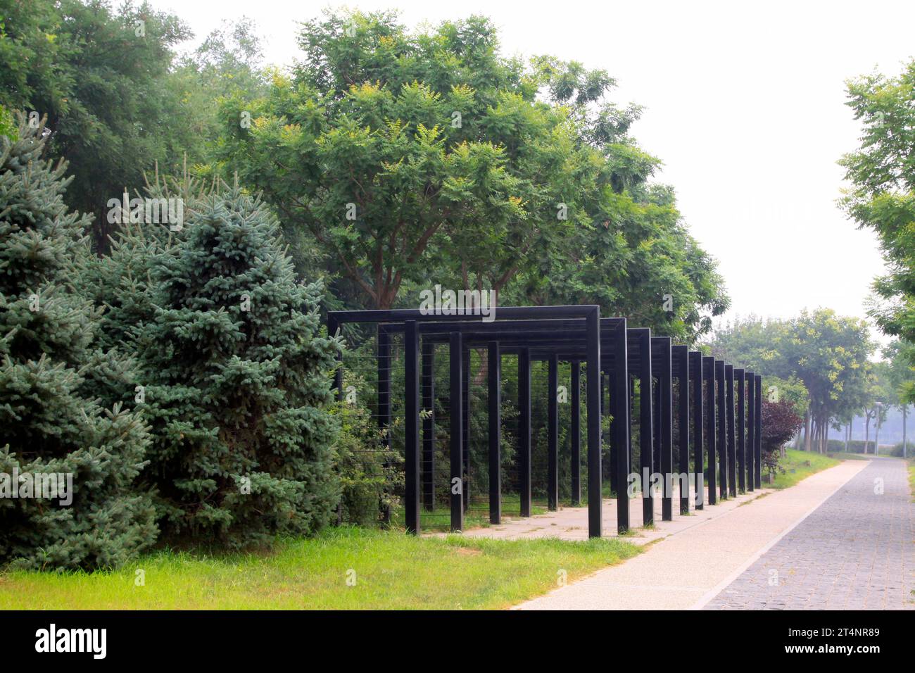 Park Building Landscape, China Stock Photo - Alamy