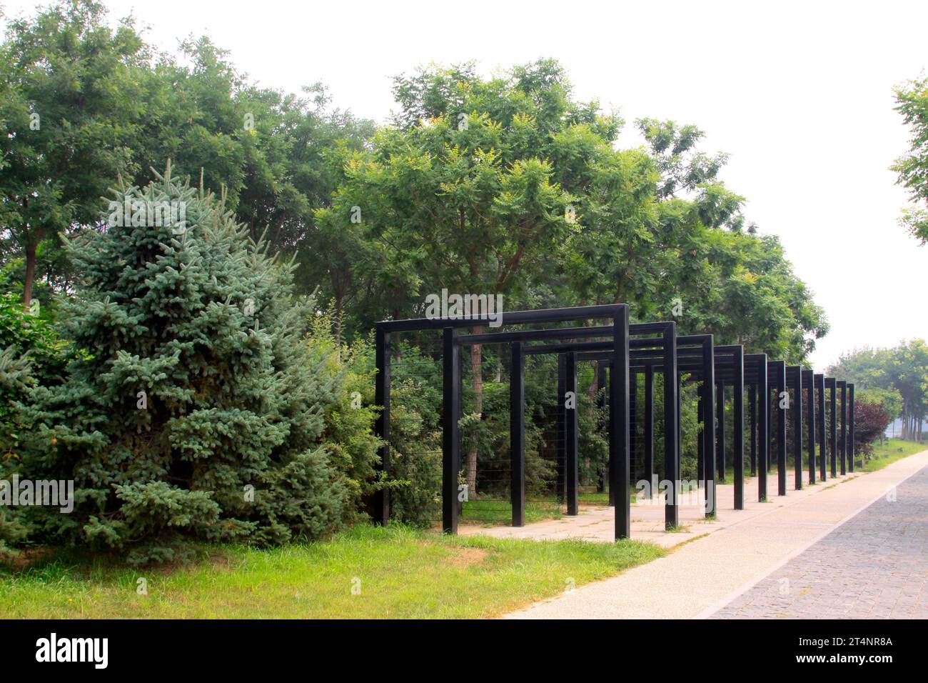 Park Building Landscape, China Stock Photo - Alamy