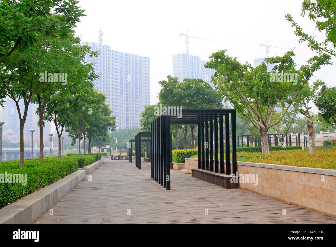 Park Building Landscape, China Stock Photo - Alamy