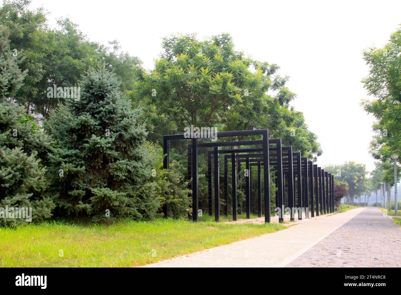 Park Building Landscape, China Stock Photo - Alamy