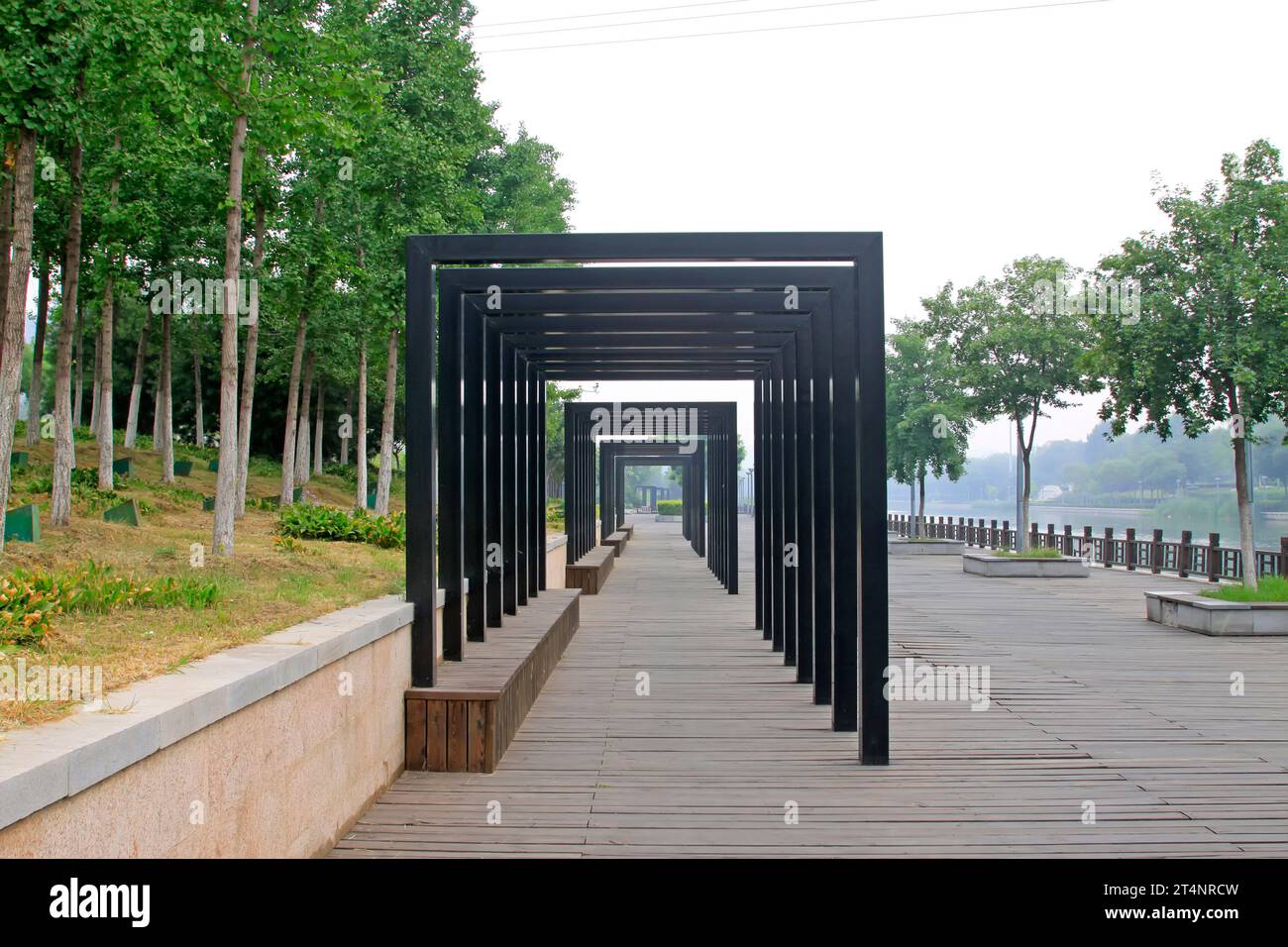 Park Building Landscape, China Stock Photo - Alamy