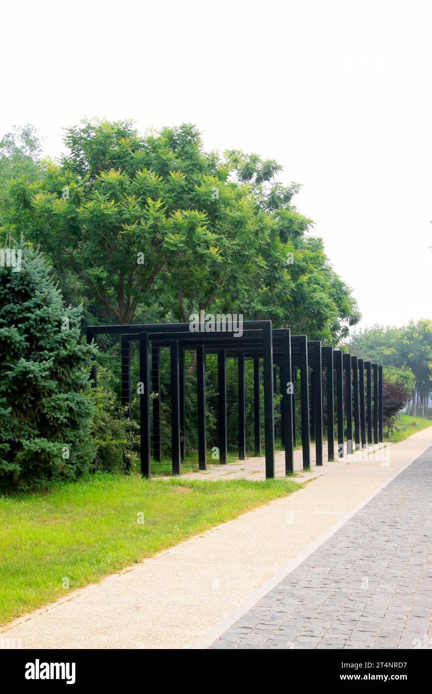 Park Building Landscape, China Stock Photo - Alamy