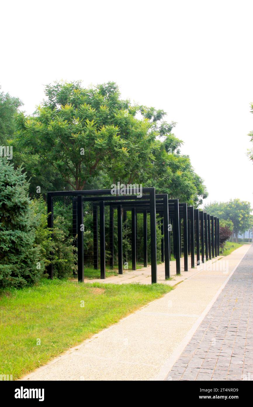 Park Building Landscape, China Stock Photo - Alamy