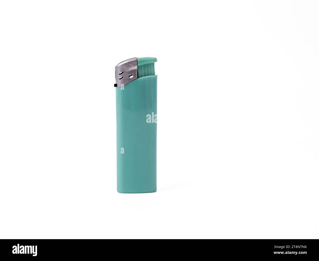 Plastic gas disposable lighter isolated on white background. Gas ...
