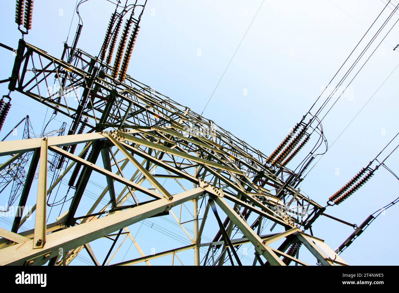 electric tower, closeup of photo Stock Photo - Alamy