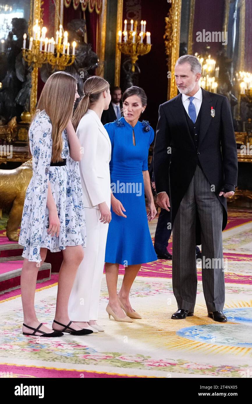 Crown Princess Leonor of Spain for the ceremony of Crown Princess ...