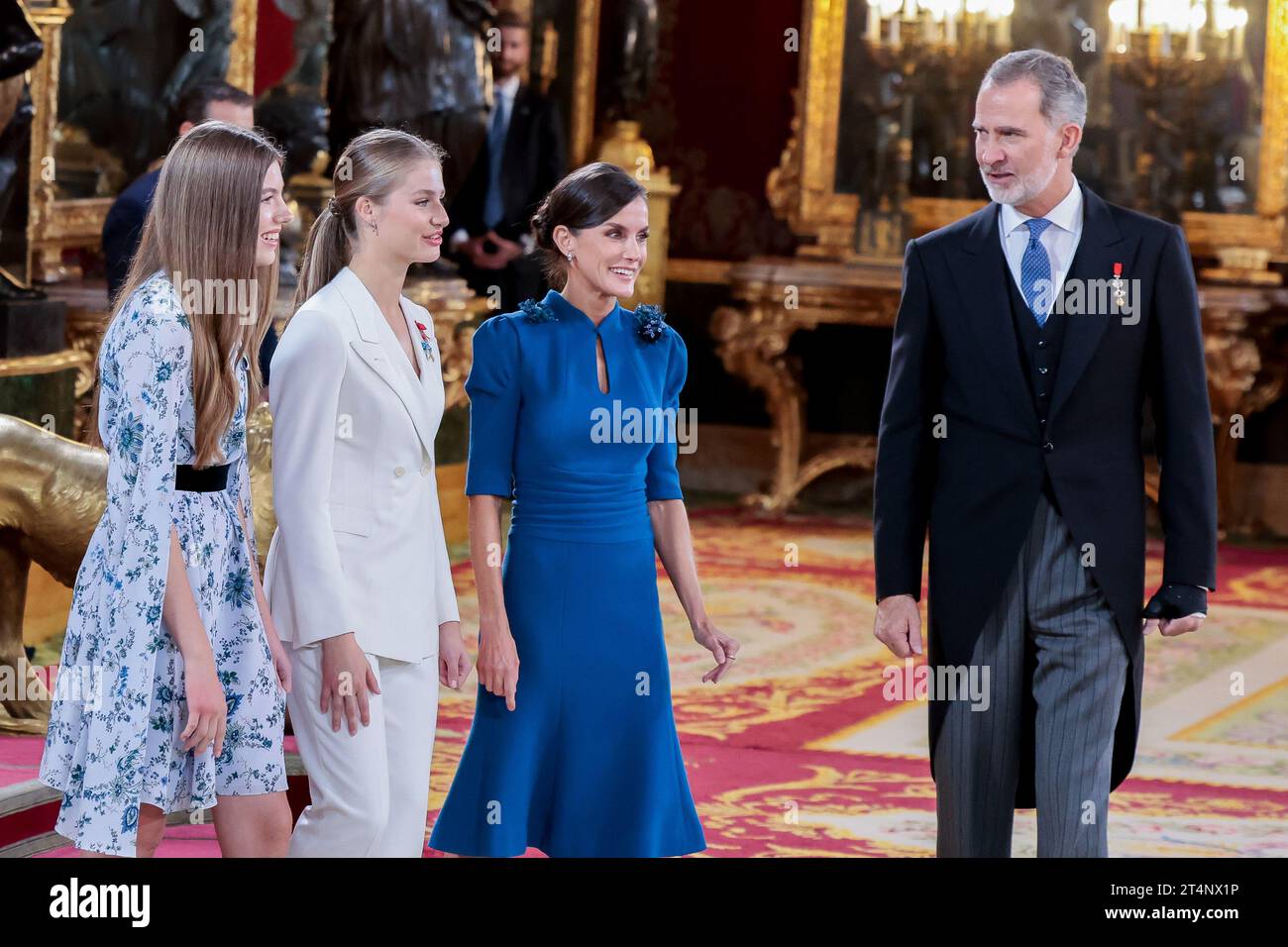 Crown Princess Leonor of Spain for the ceremony of Crown Princess ...