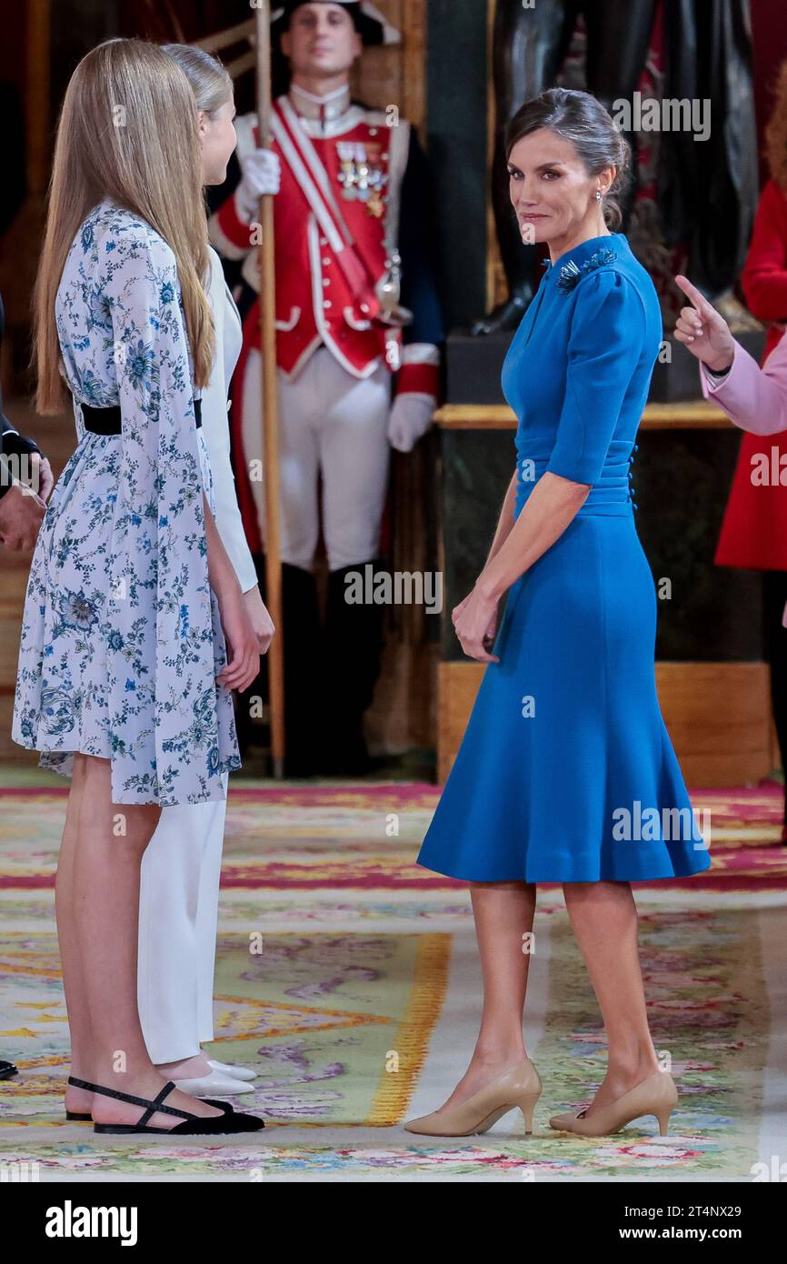 Crown Princess Leonor of Spain for the ceremony of Crown Princess ...