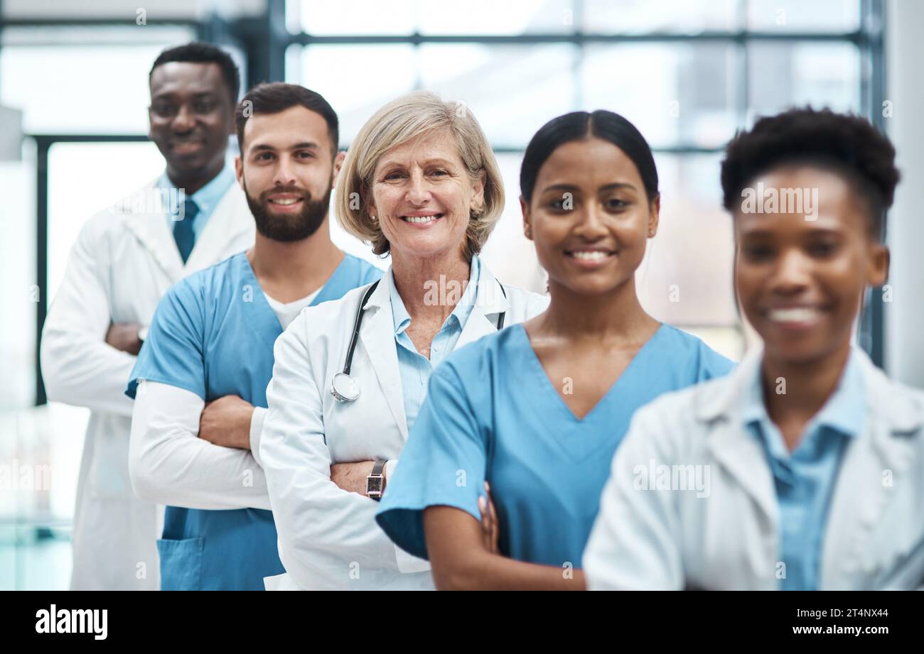 Not all angels have wings - some have stethoscopes. Portrait of a group ...