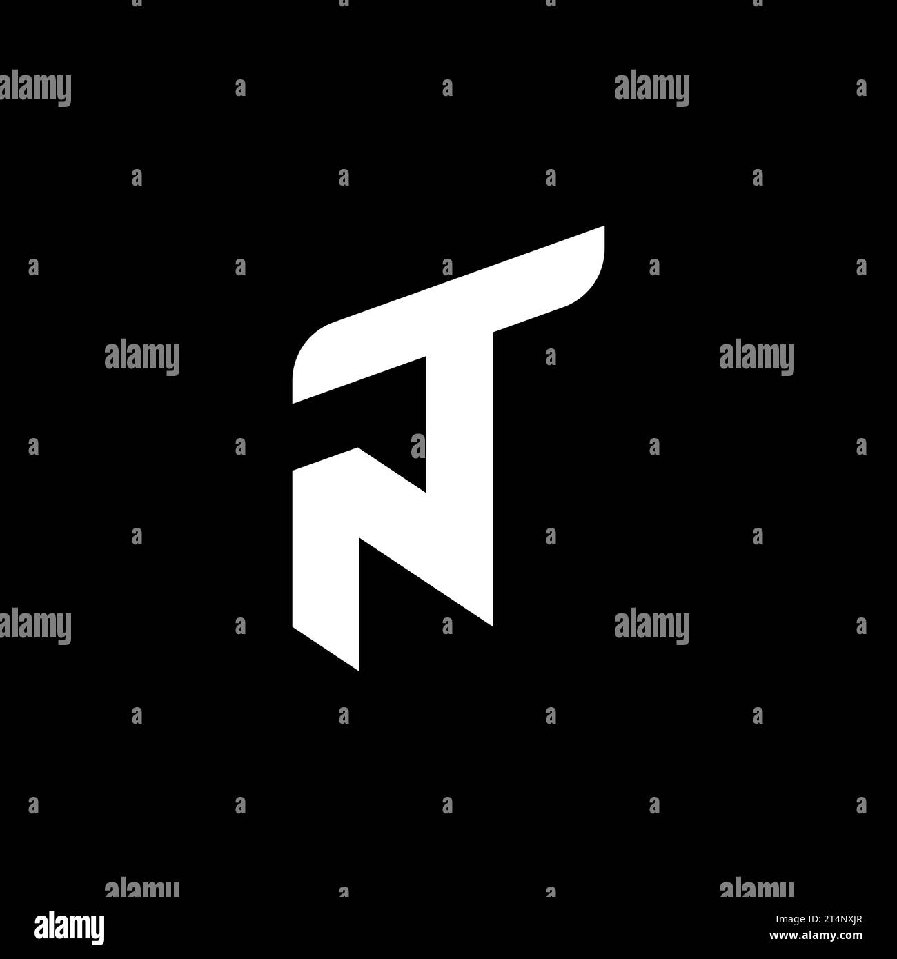 NT logo, NT Monogram, Initial NT Logo, Letter NT logo, Icon, Vector ...