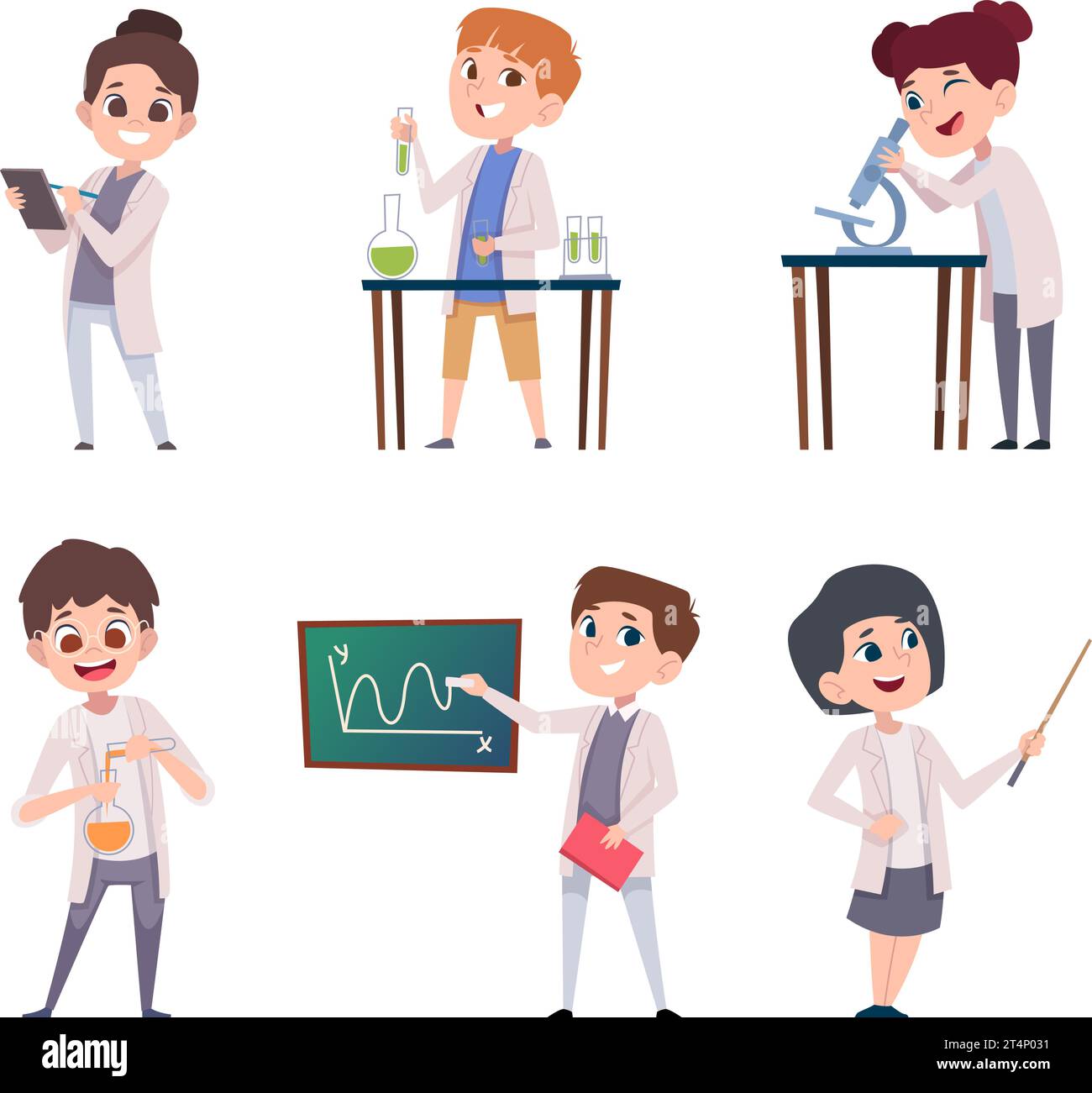 Science experiment cartoon hi-res stock photography and images - Alamy
