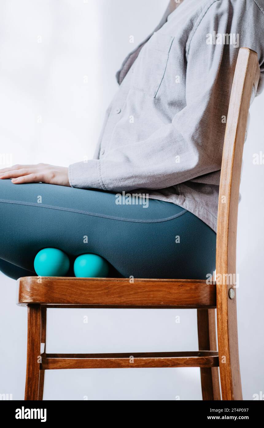 Massage chair woman hi-res stock photography and images - Alamy