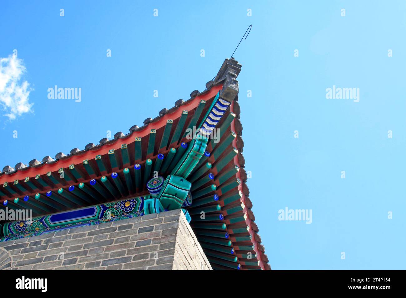 ancient China eaves landscape architecture Stock Photo - Alamy
