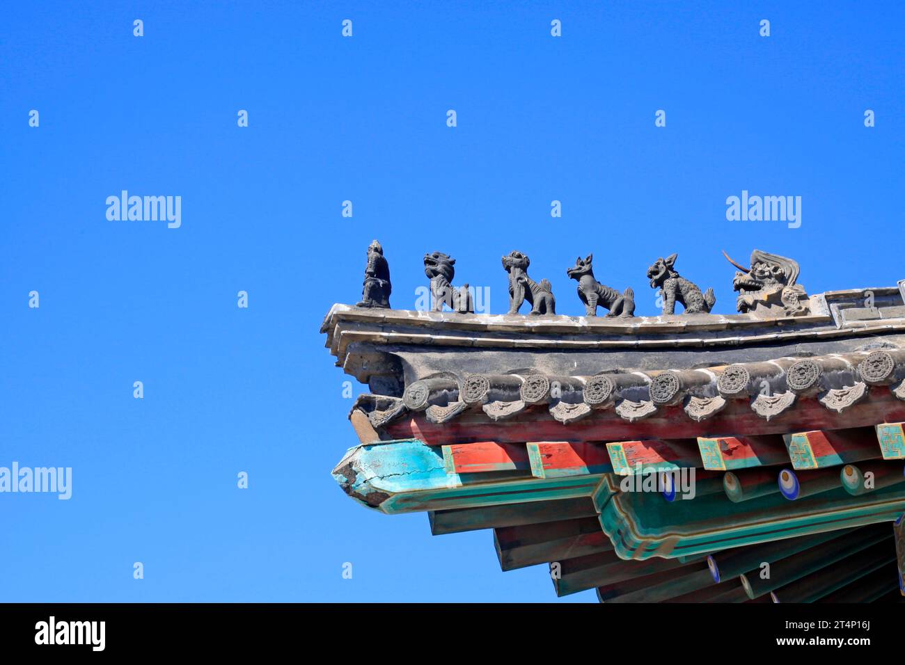 ancient China eaves landscape architecture Stock Photo - Alamy