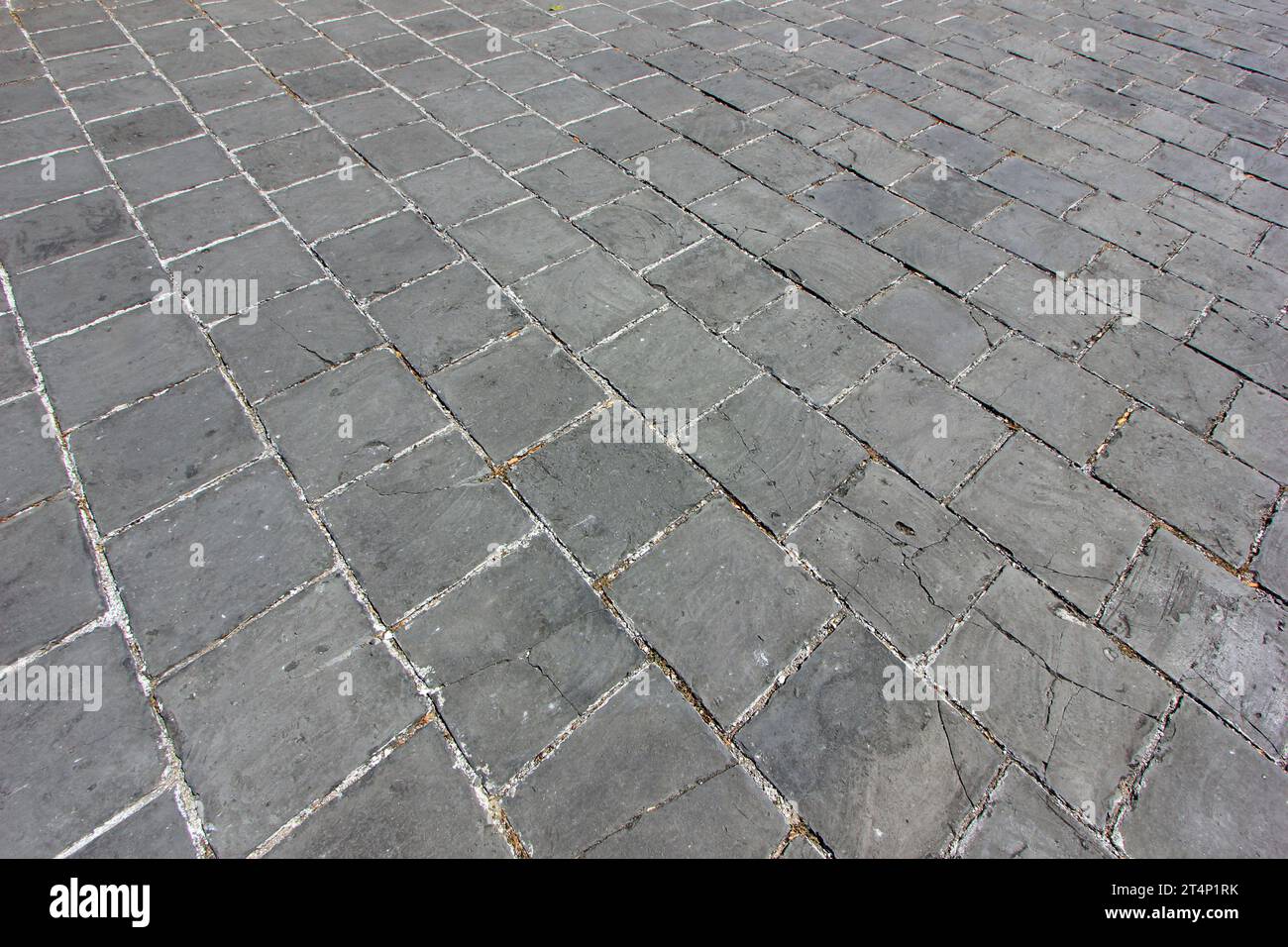 Gray brick build by laying bricks or stones on the ground Stock Photo ...