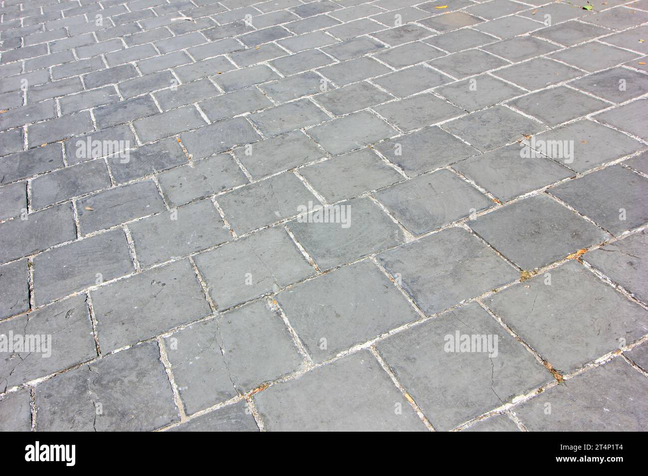 Gray brick build by laying bricks or stones on the ground Stock Photo ...