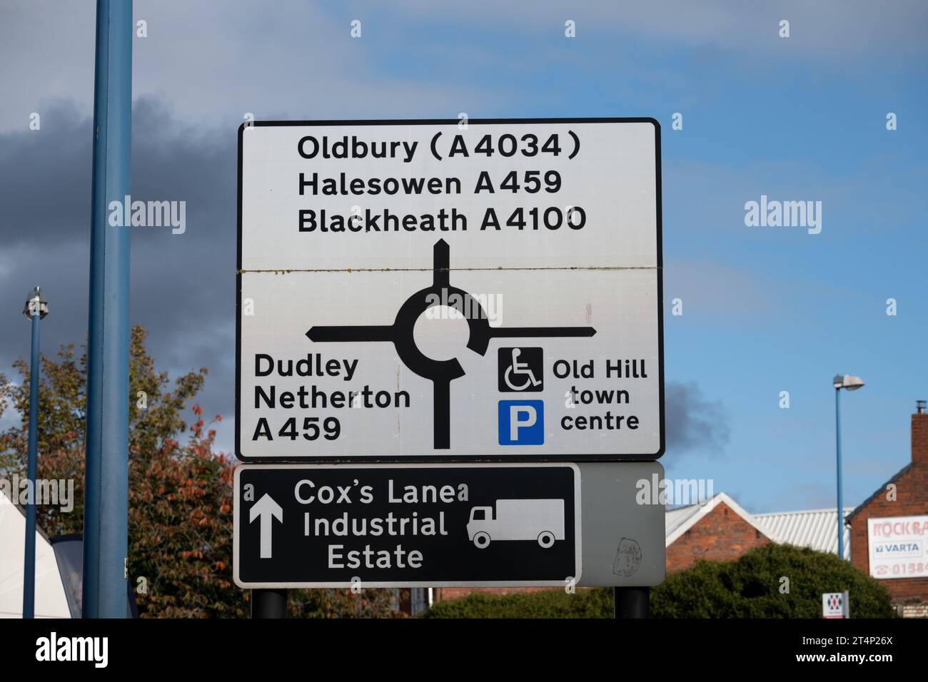 Black Country road sign, Cradley Heath, West Midlands, England, UK ...