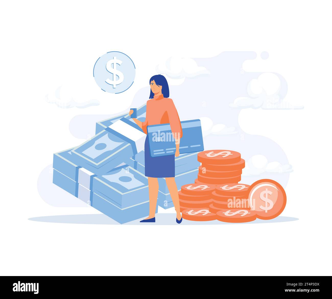 Modern payment methods Stock Vector Images - Alamy