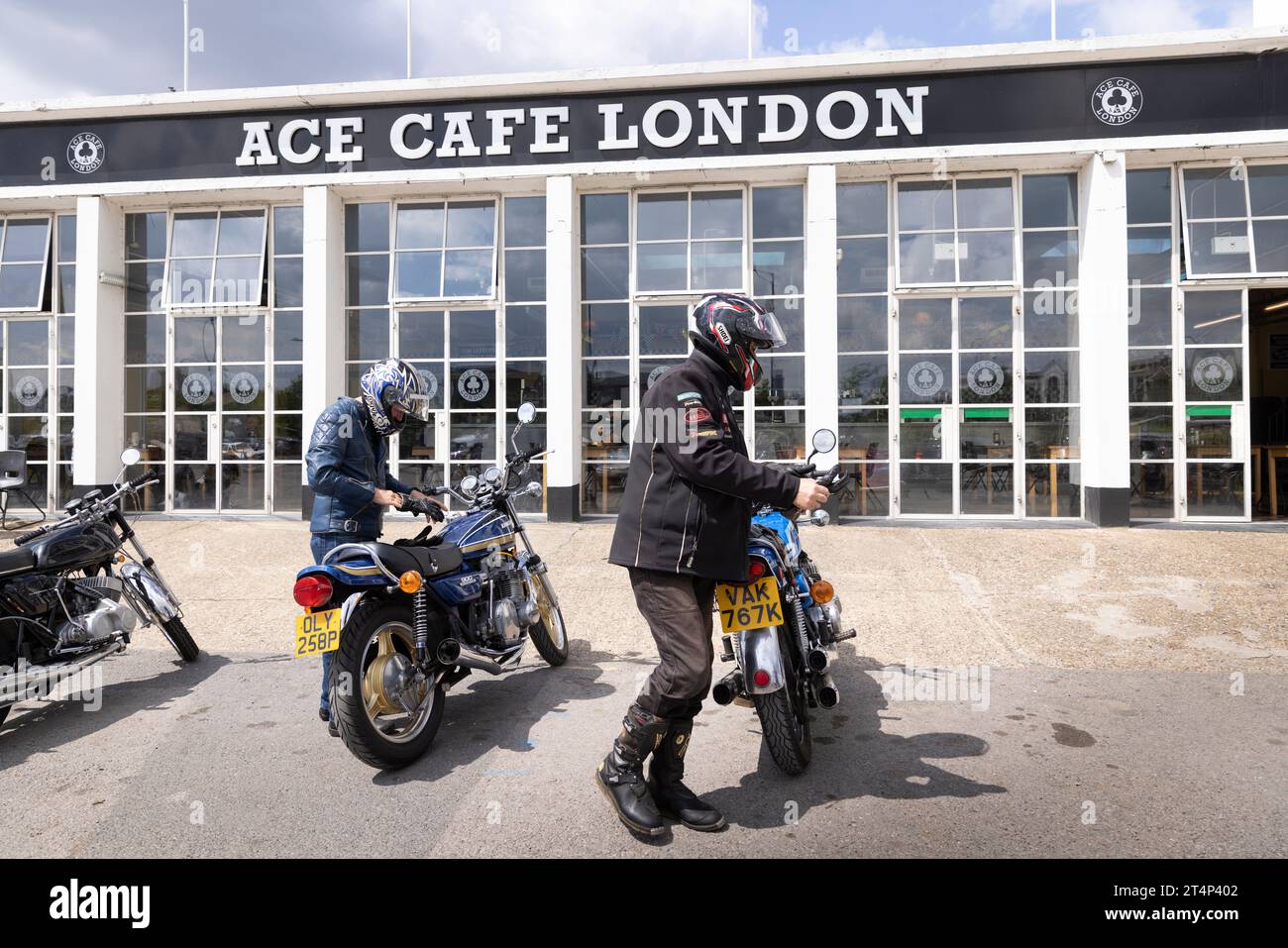 Ace Cafe in North London, UK Stock Photo - Alamy