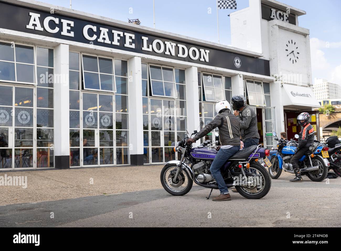Ace Cafe in North London, UK Stock Photo - Alamy
