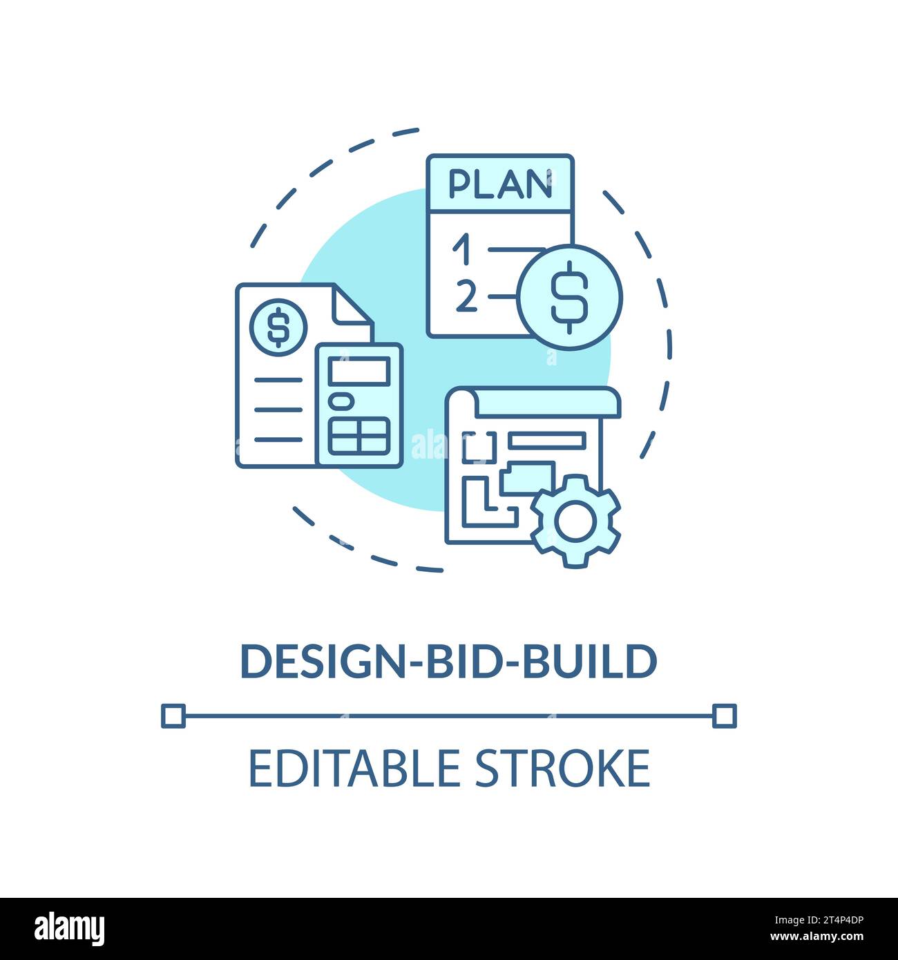 Flat construction method Stock Vector Images - Alamy