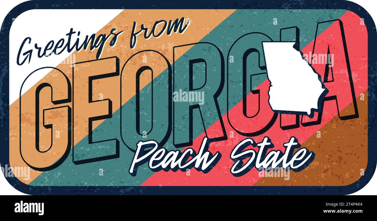 Georgia welcome sign Stock Vector Images - Alamy