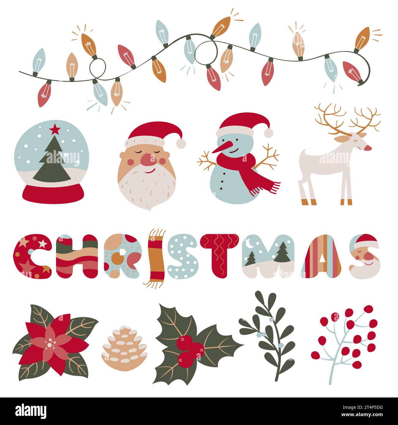 Branch christmas tree decorations Stock Vector Images - Alamy