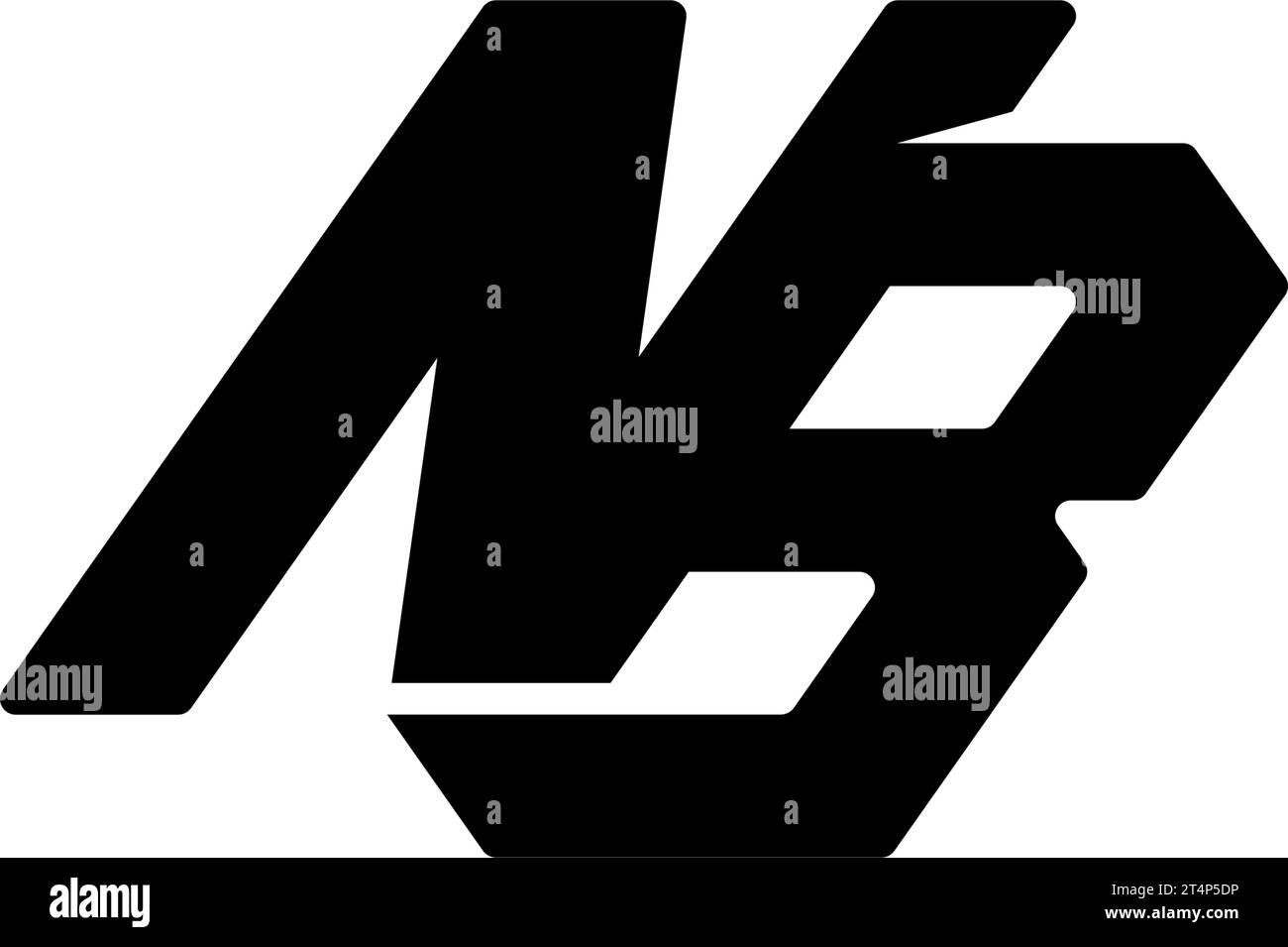 NB logo, NB Monogram, Initial NB Logo, Letter NB logo, Icon, Vector ...