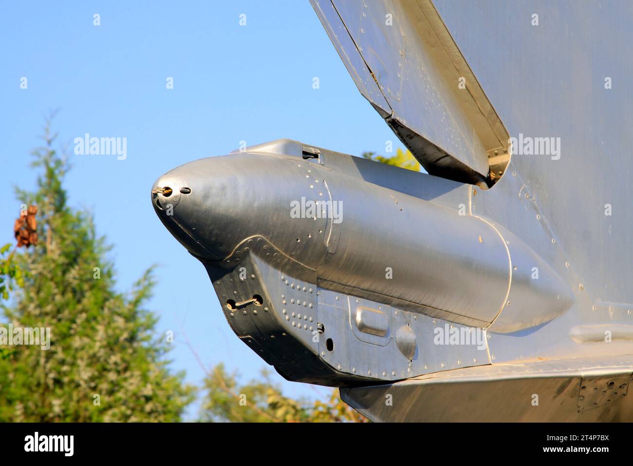fighter jets tail, closeup of photo Stock Photo - Alamy