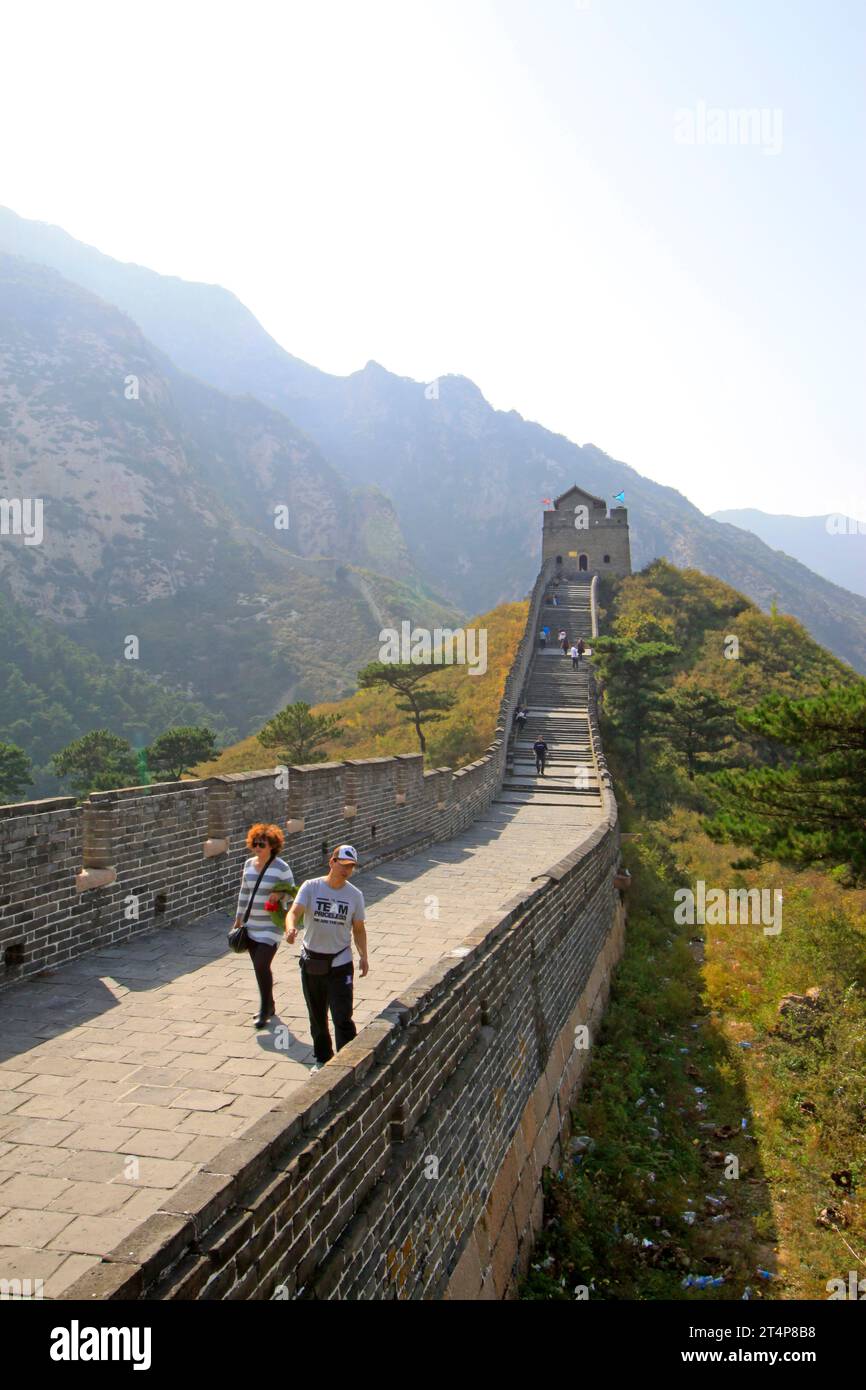 Great Wall, ancient Chinese architecture Stock Photo - Alamy