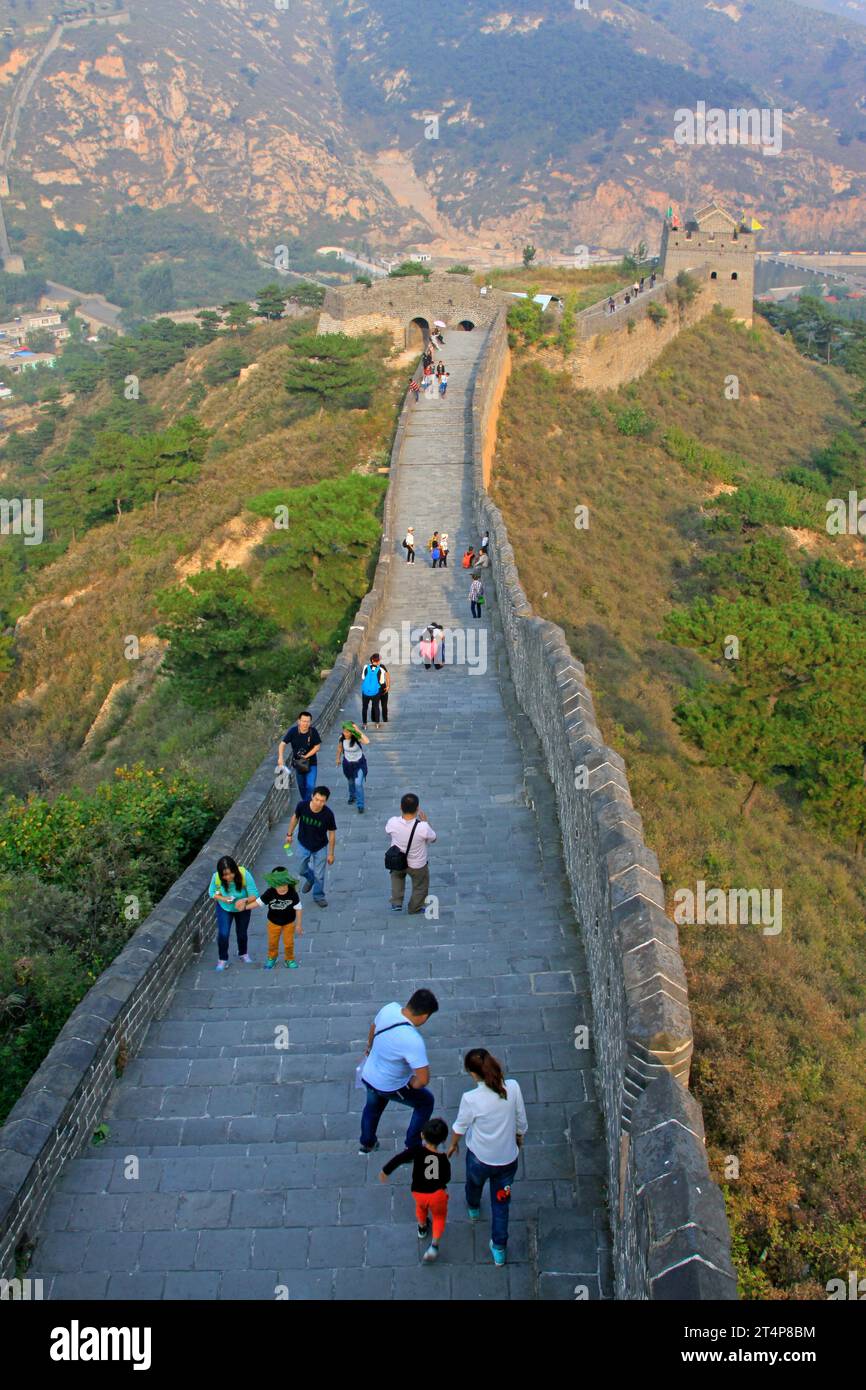Great Wall, ancient Chinese architecture Stock Photo - Alamy