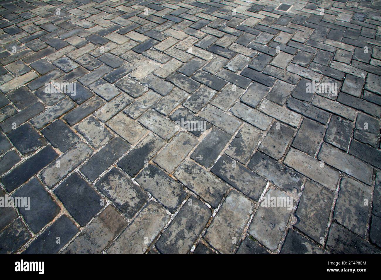 Brick on the ground Stock Photo - Alamy