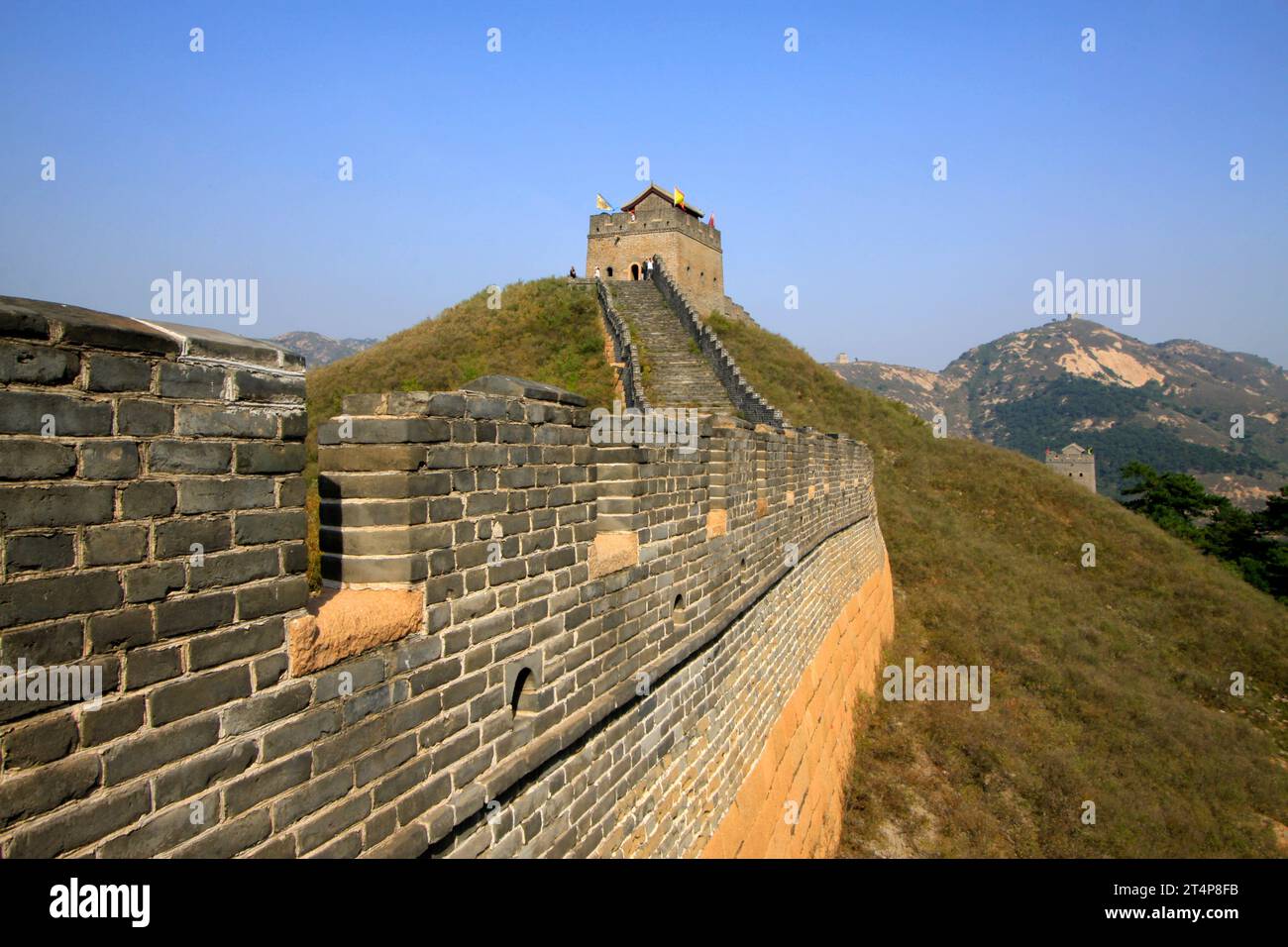 watchtowers on the Great Wall Stock Photo - Alamy