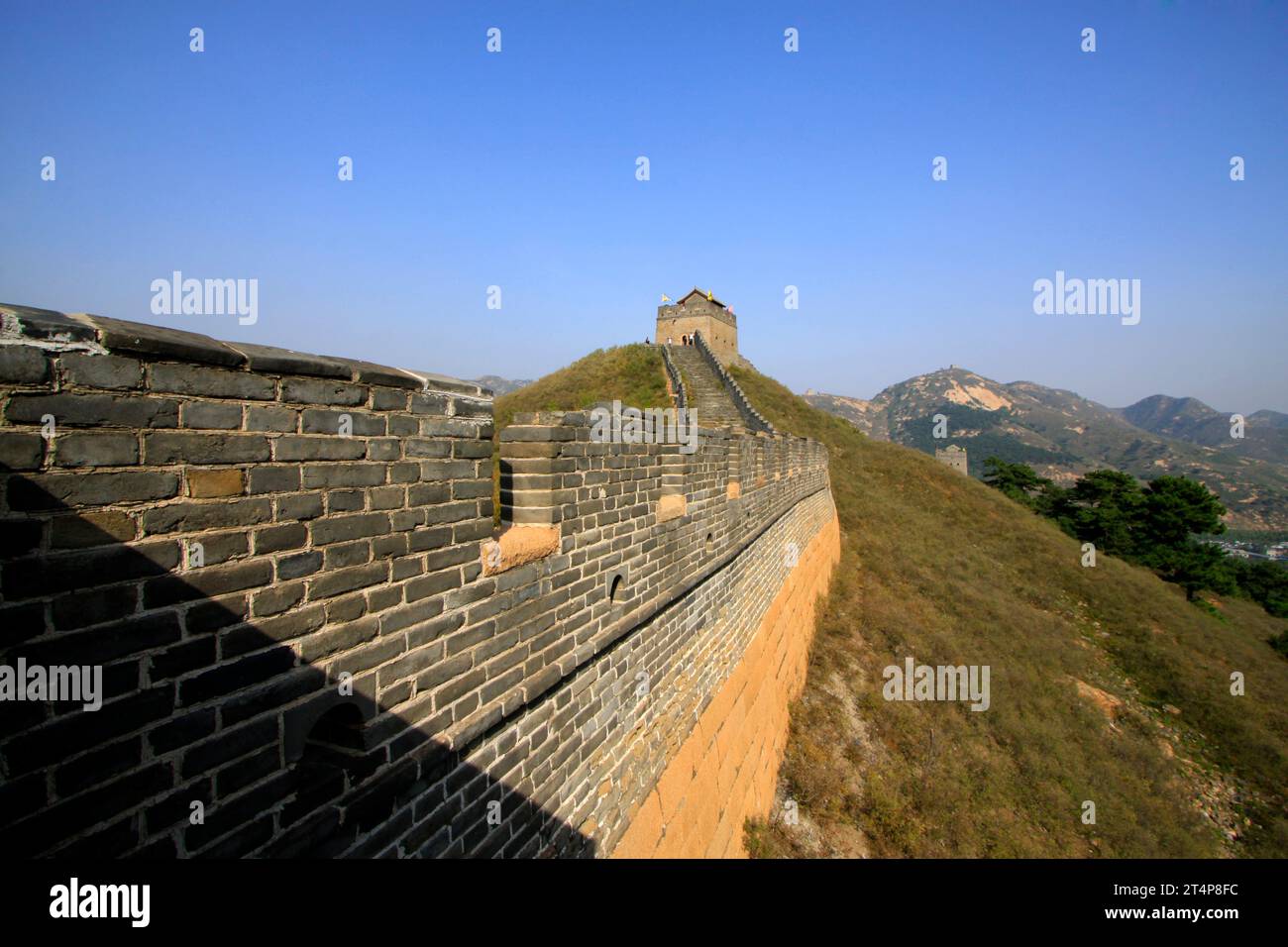watchtowers on the Great Wall Stock Photo - Alamy