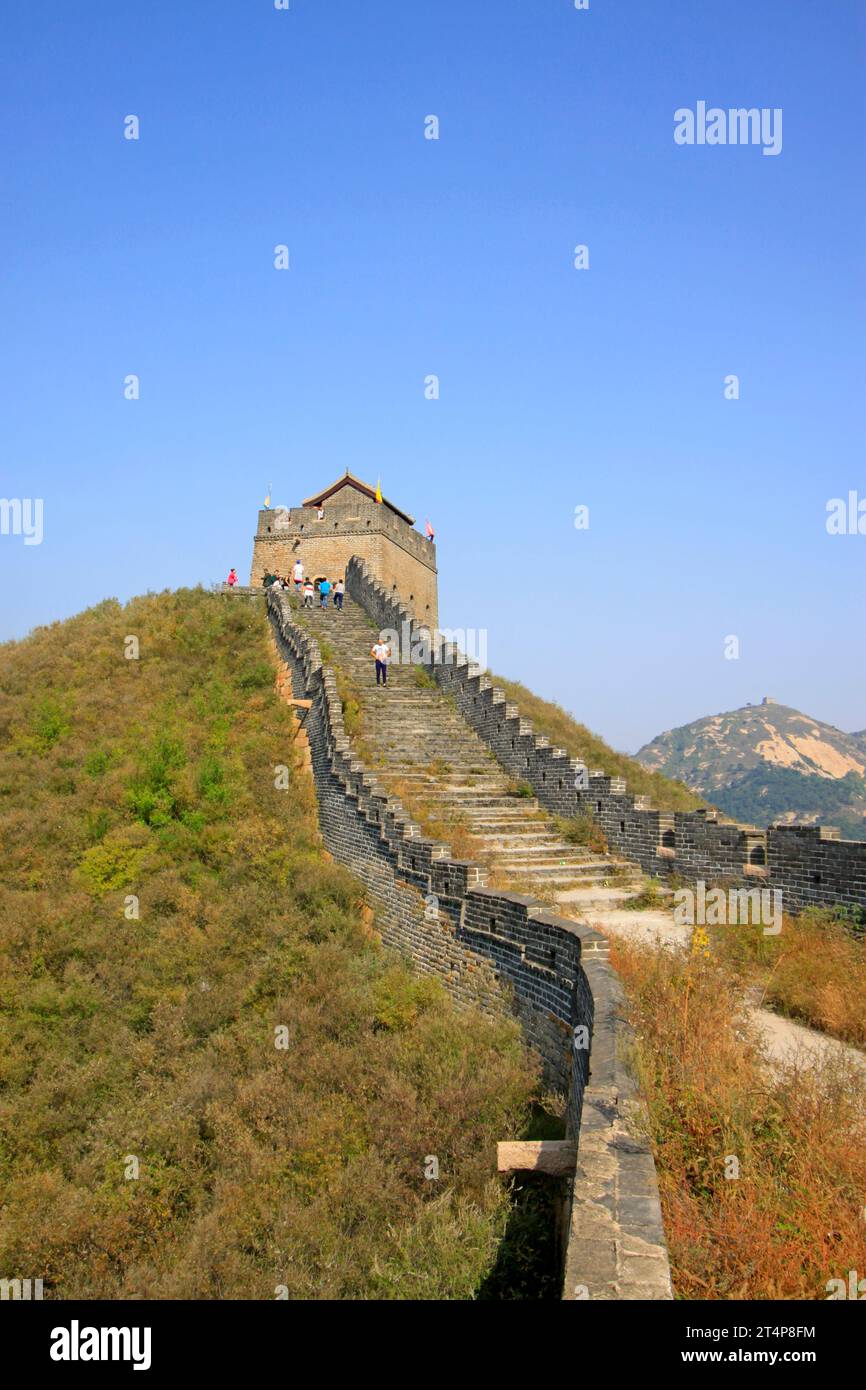 watchtowers on the Great Wall Stock Photo - Alamy