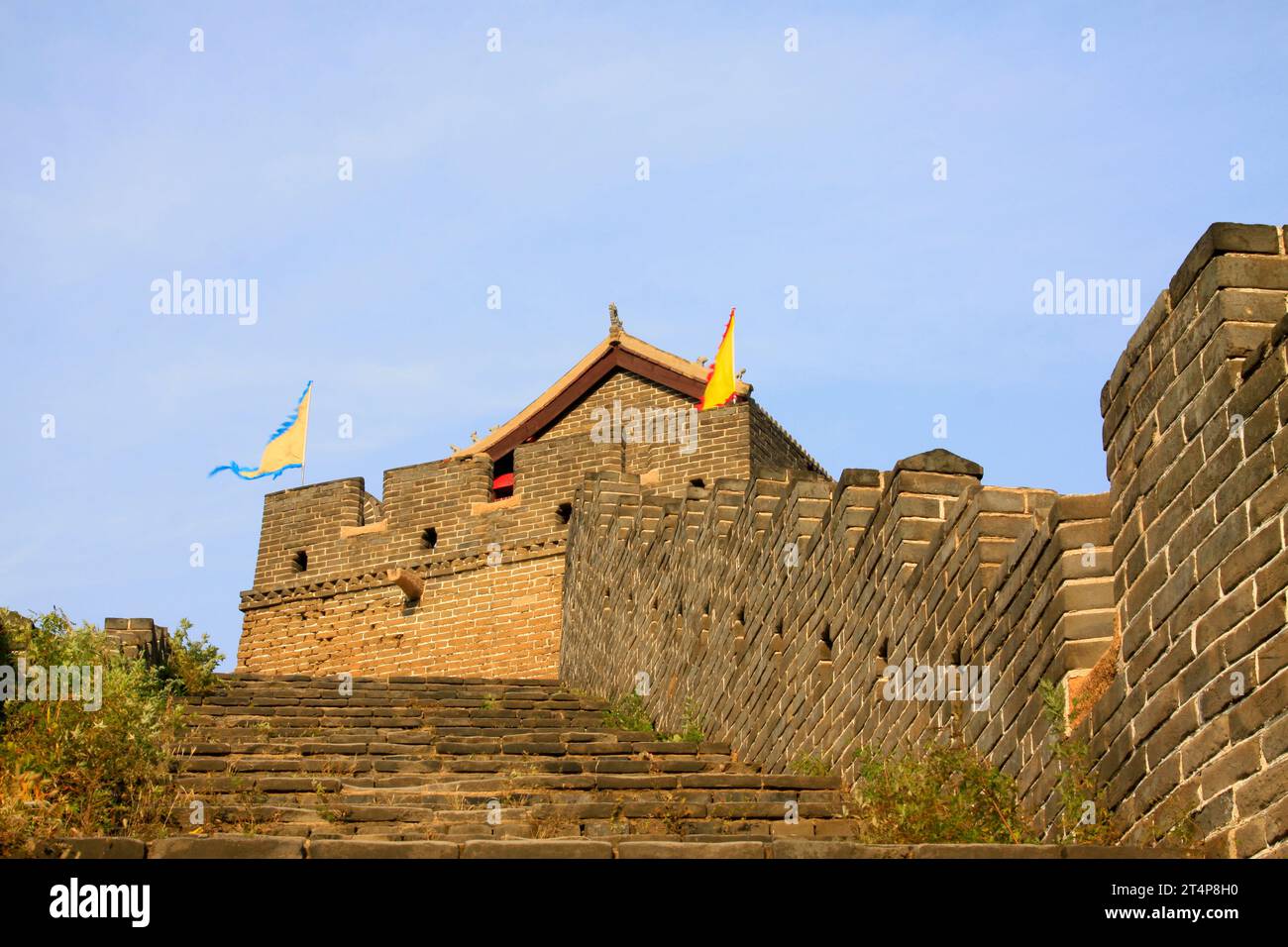 watchtowers on the Great Wall Stock Photo - Alamy