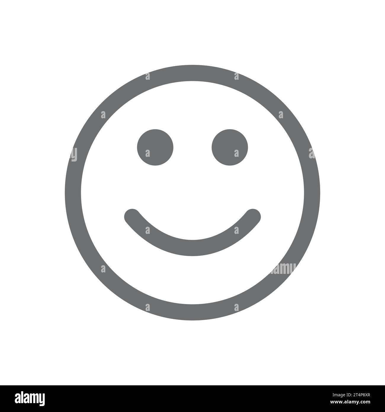 Grey smile line art icon Royalty Free Vector Image Stock Vector Image ...