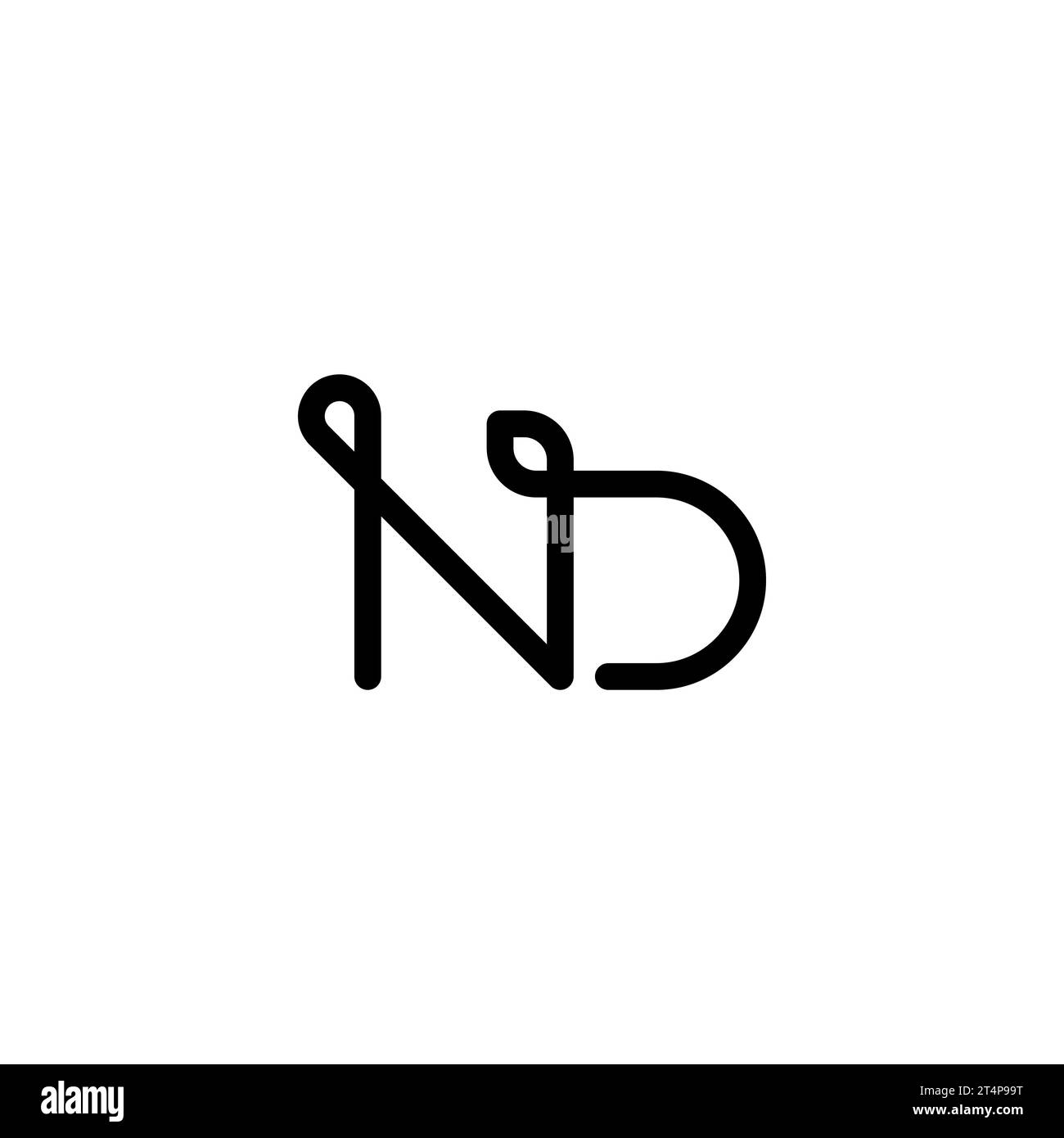 Nd tech logo Stock Vector Images - Alamy