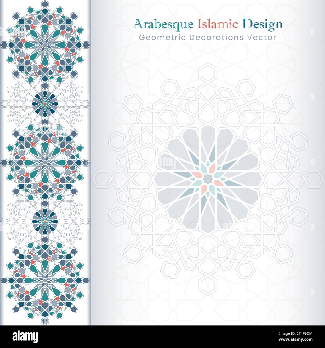 Arabic ornamental seamless patterns collection. Set of arabesque tiled ...