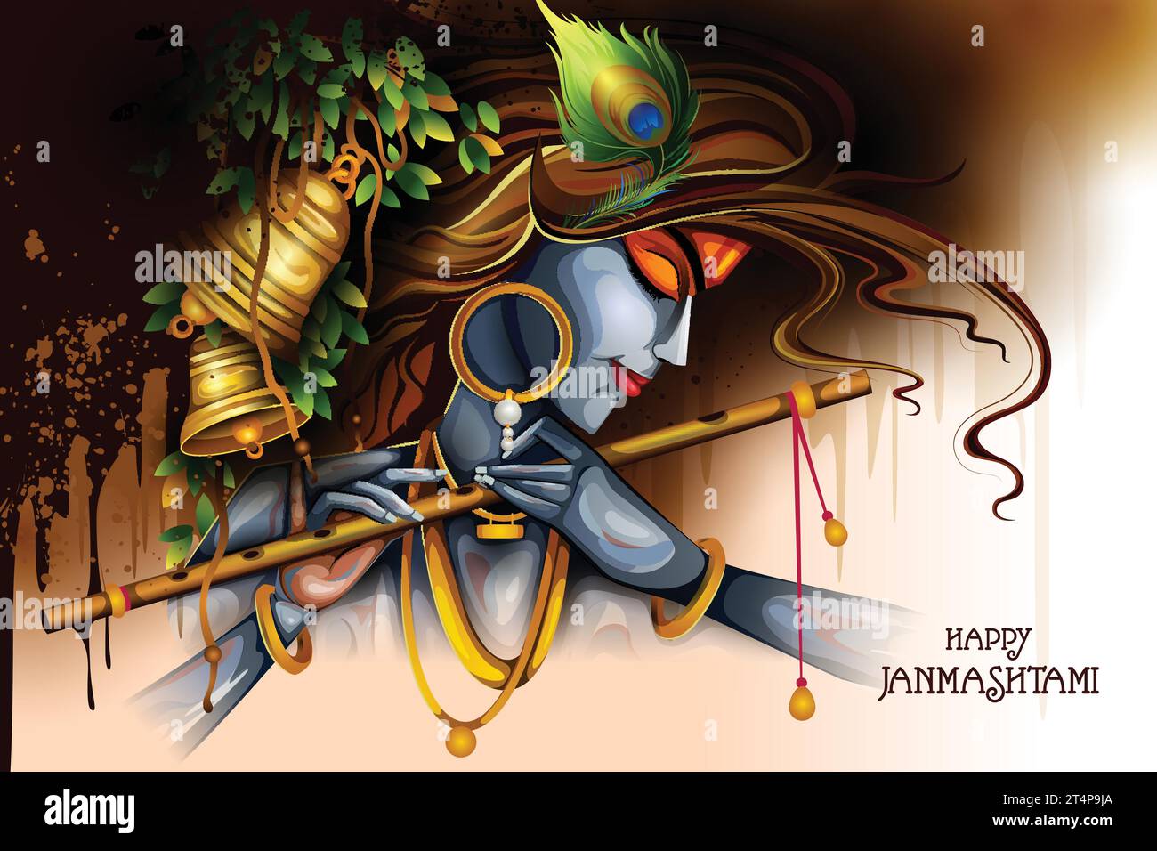 Krishna Stock Vector Images - Alamy