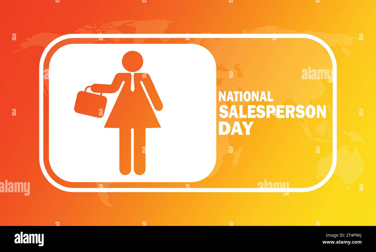 National Salesperson Day Vector illustration. Suitable for greeting ...